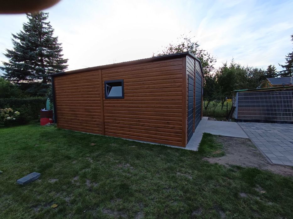 Garaz blaszany garaż blaszak garaże blaszane 6*6 7x5 na busa profil ...