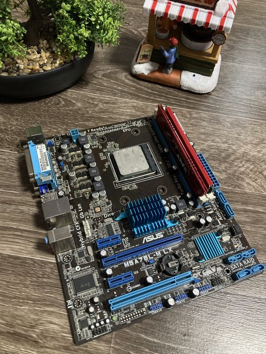 Комплект Материнская Плата Am3+ - fx4100 + 16gb ddr + подарок 4gb Ddr3 ...