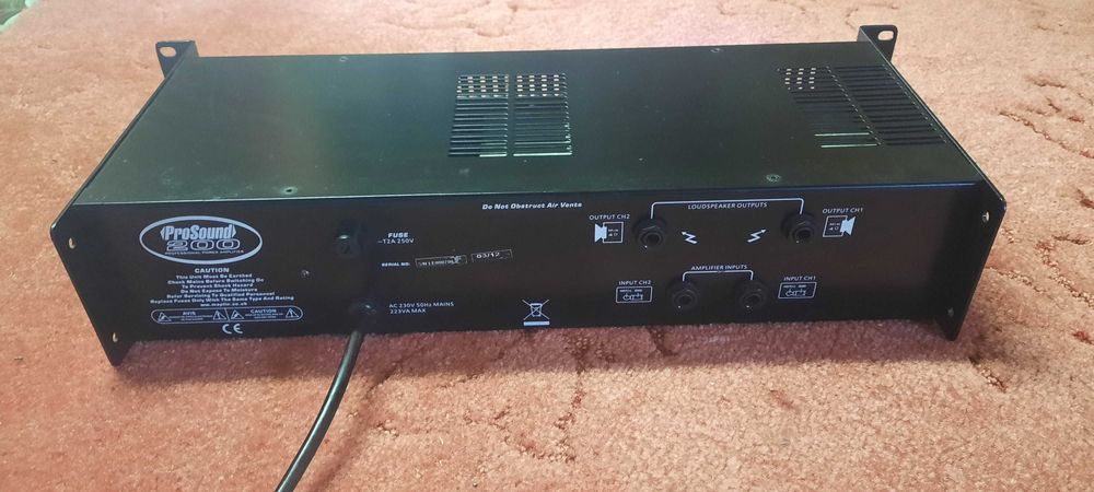 Amplificador ProSound 200 Professional Power Amplifier Santo André de ...