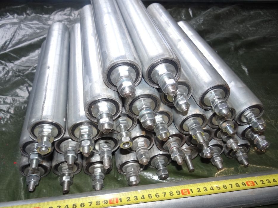 Rolka Rolki Transportowe fi 60 mm Krążnik Taśmociąg Podajnik PRODUCENT ...