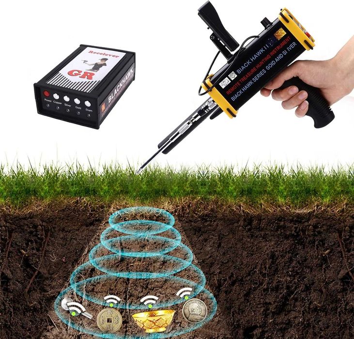 MEGA PROMO ! BLACK HAWK 2 Generation Wykrywacz metali 1000m zasięg ...