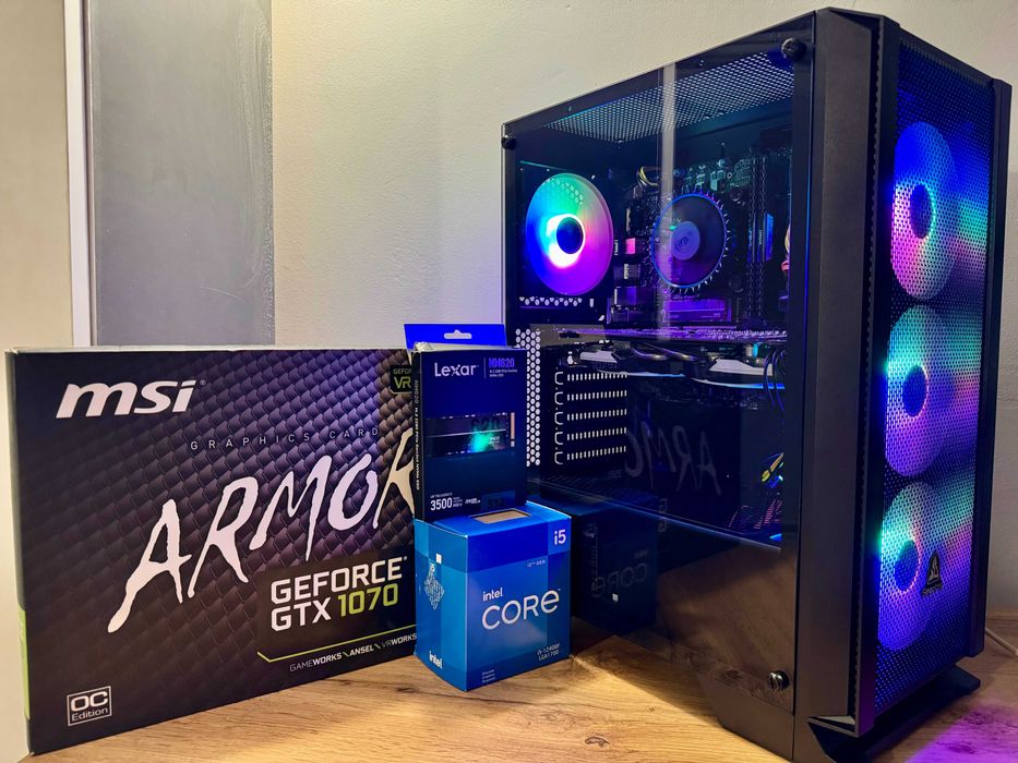 Komputer Gamingowy i5-12400f / GTX 1070 8GB Dębica • OLX.pl