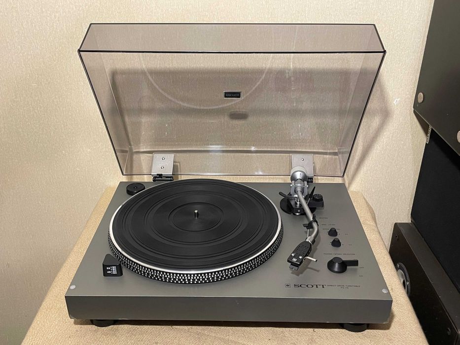 Качественный проигрыватель винила топ класса SCOTT PS-76 DIRECT DRIVE ...