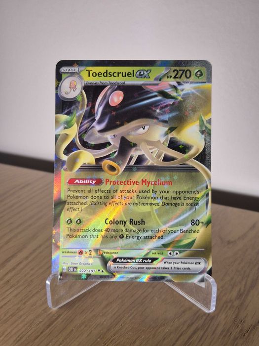 Karta Pokemon TCG: Toedscruel ex (OBF 022) Gostyń • OLX.pl