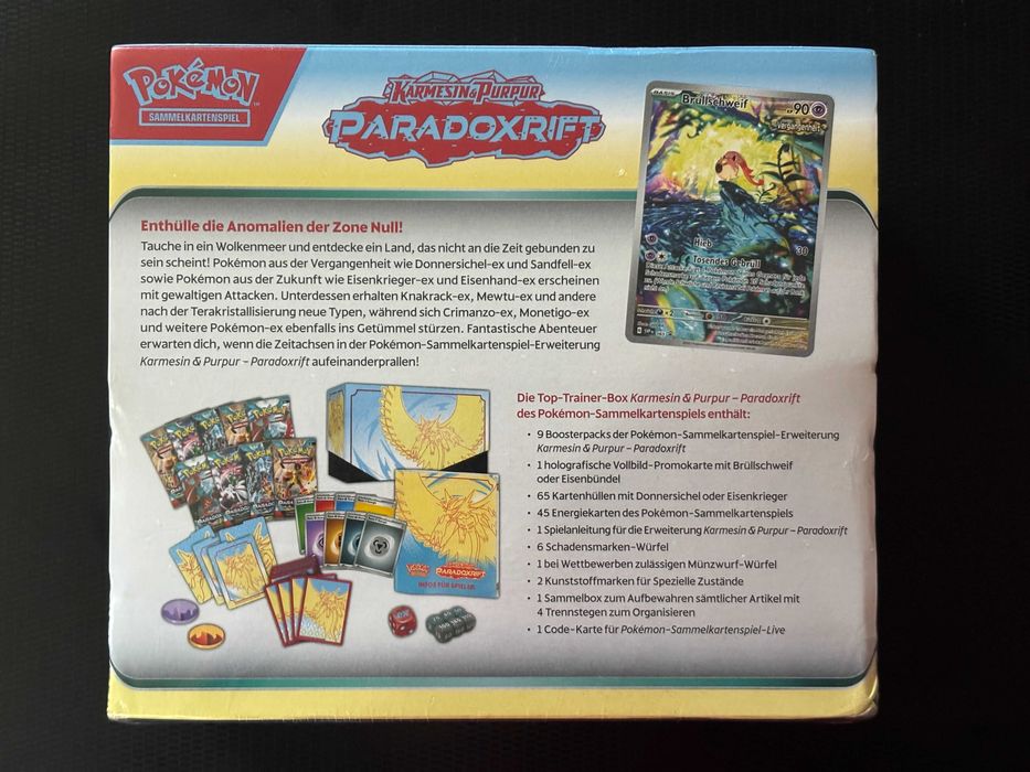 Pokemon TCG Paradox Rift Roaring Moon Elite Trainer Box ETB Grab • OLX.pl