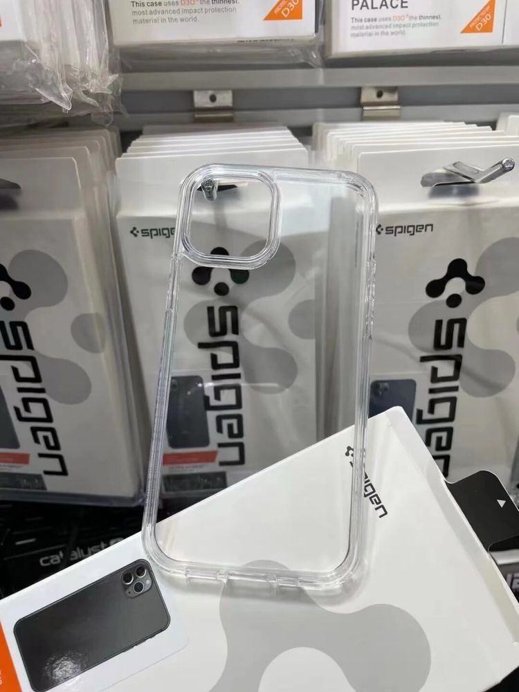 Ультрагибридный прозрачный чехол Spigen С защитой для Apple iPhone: 199 ...
