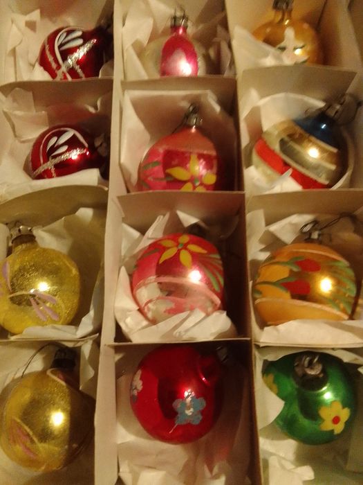 Bombki z PRL-U 12szt. Tarnów • OLX.pl
