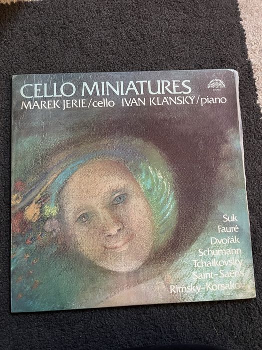 Plyta winylowa Cello Miniatures Marek Jerie Ivan Klansky piano Choiny ...