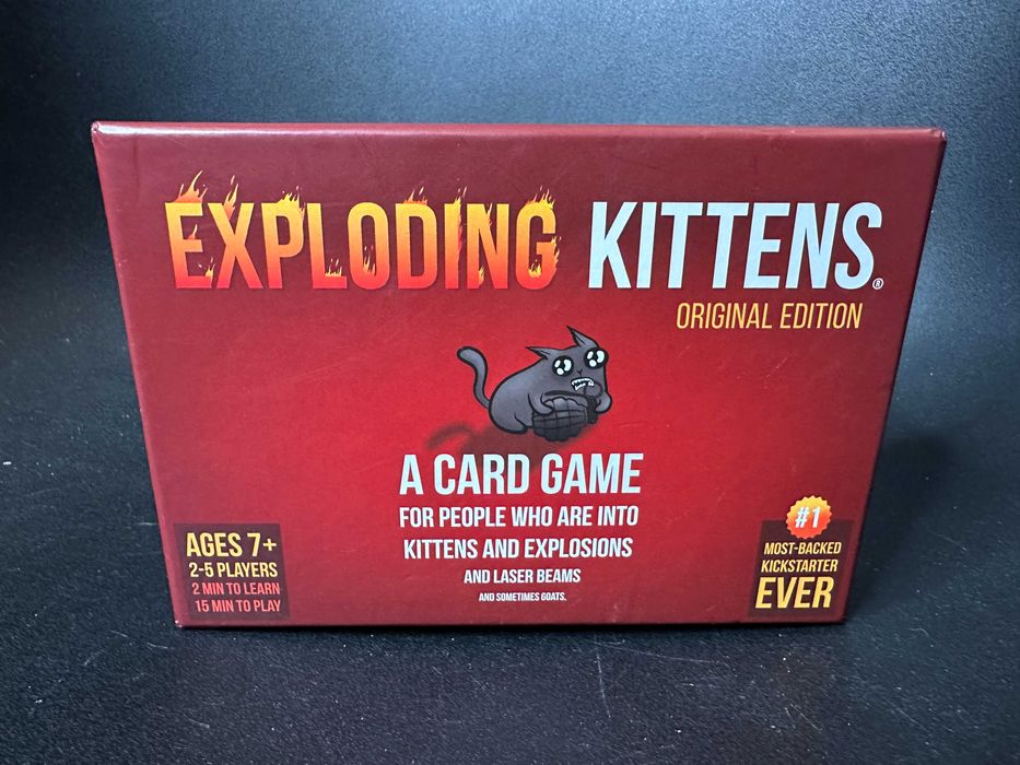 Настільна гра Exploding Kittens Original Edition Вибухові кошенята: 400 ...