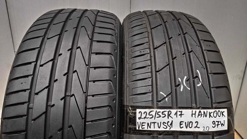 Шини 225/55R17 Hankook Ventus S1 Evo-2. 7,6мм.: 2 550 грн. - Автошини Стрий на Olx