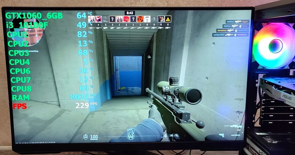 Игровой ПК 10gen GTX1060 rust cs2 dota fortnite pubg wot компьютер: 13 200 грн. - Настільні комп ...