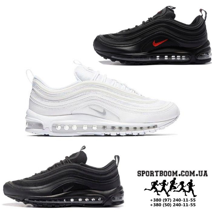 Кроссовки Nike Air Max 97 мужские найк аир макс разные цвета: 1 399 грн ...