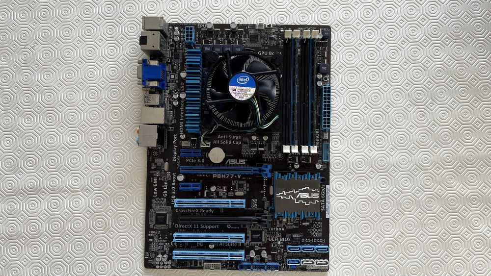 Motherboard LGA 1155 Asus P8H77-V + 8GB DDR3 Madalena • OLX.pt