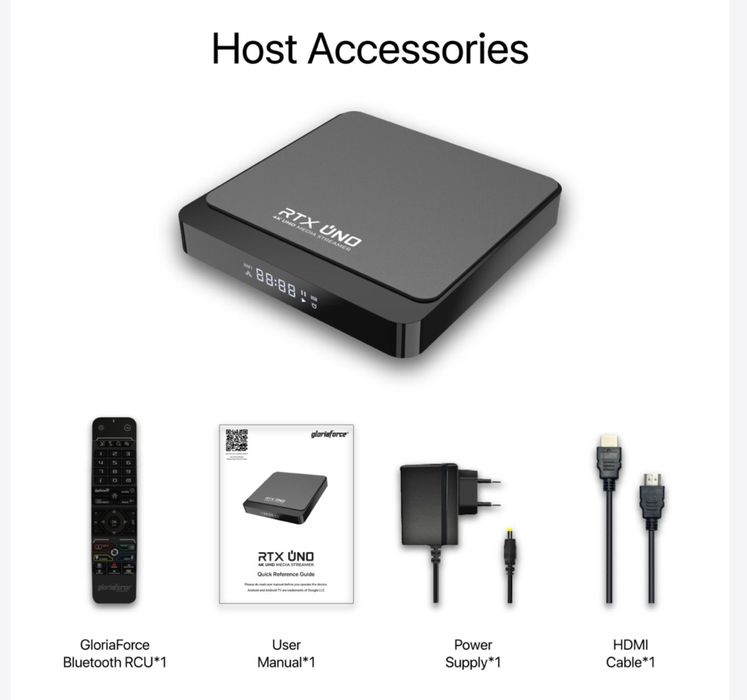 Box GloriaForce RTX UNO 4K IPTV ( NOVO) Ermesinde • OLX Portugal