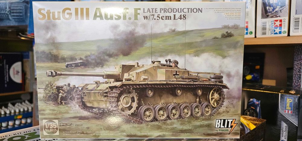 Takom 8015 StuG III Ausf.F Late Production w/7.5cm L48 Płock • OLX.pl