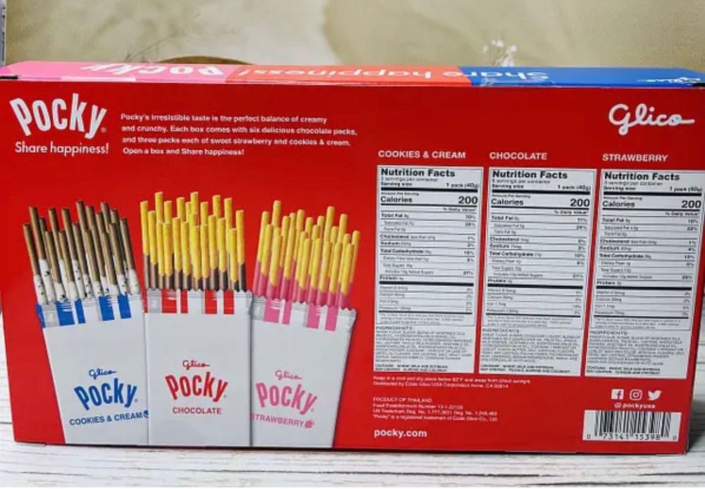 Блок японського печива-паличок POCKY Sticks мікс смаків: 1 000 грн ...