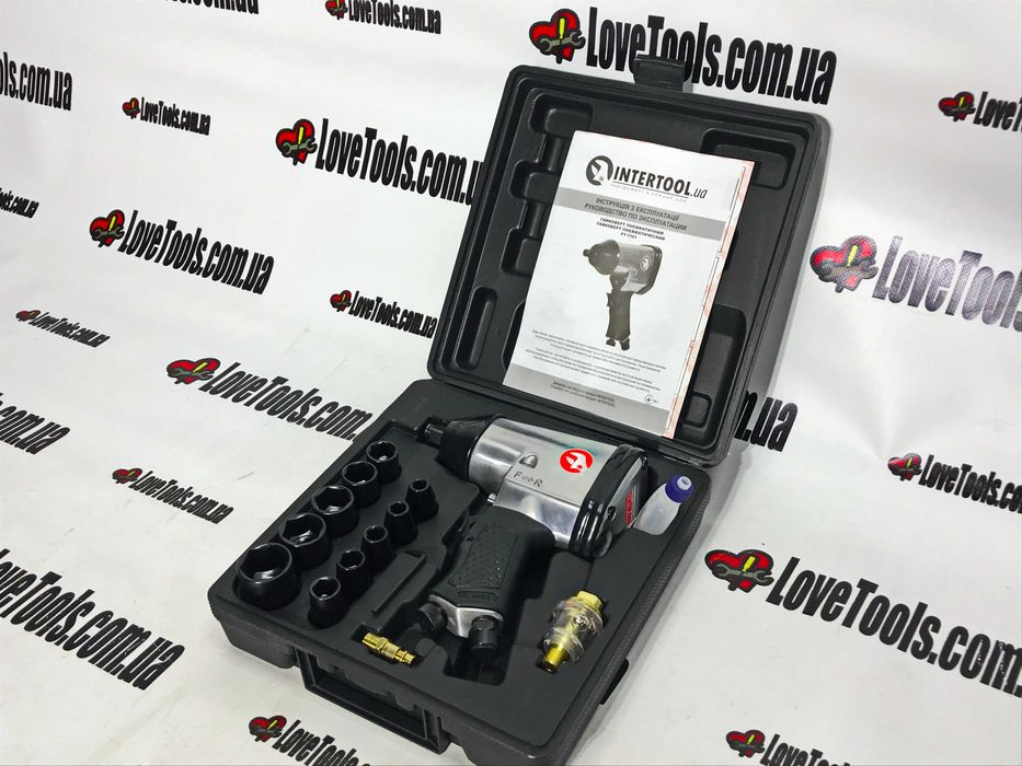 Гайковерт пневмо пистолет гайковерт INTERTOOL РТ-1101 гайкокрут: 1 399 грн. - Пневмоінструмент ...