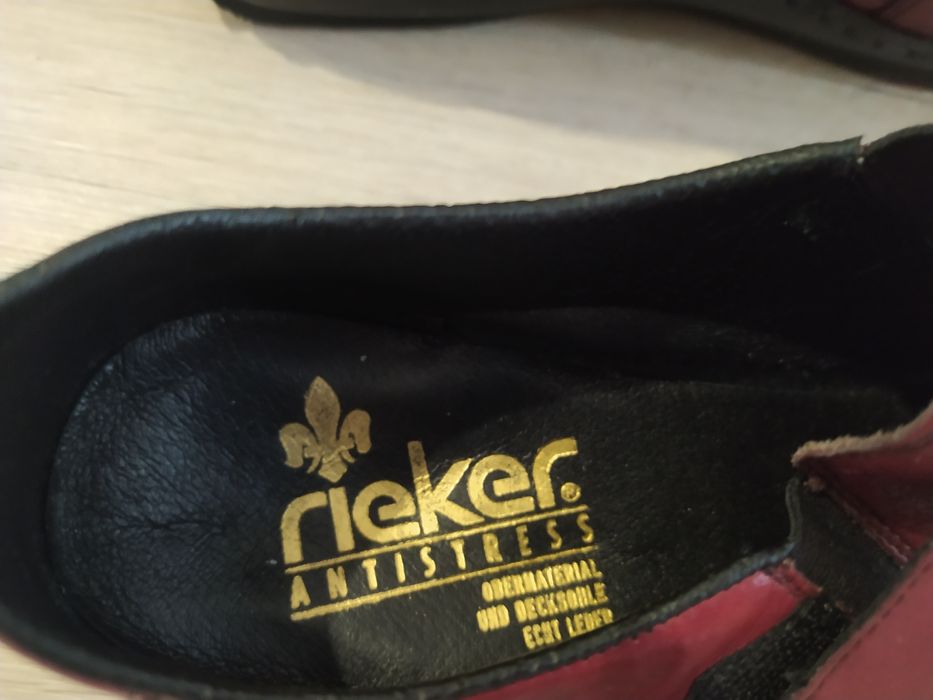 Шкіряні макасіни rieker 42: 555 грн. - Мокасини Кути на Olx