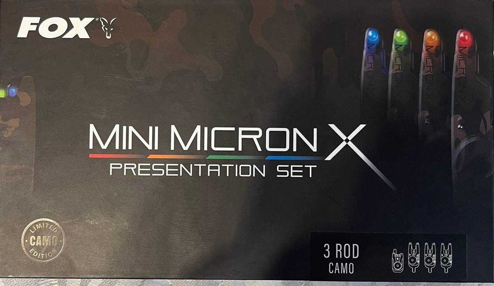 Набір сигналізаторів Fox Mini Micron X Ltd Edition Camo Set 2+1: 8 500 ...
