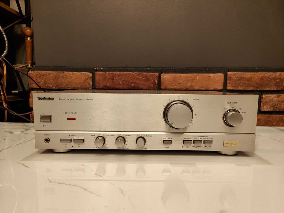 TECHNICS SU-810 ! Srebrny ! Porządny wzmacniacz stereo Konstantynów Łódzki • OLX.pl