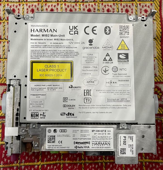 Оригинальный мультимедийный блок Harman MIB2 High 9P1035027B: 25 000 ...
