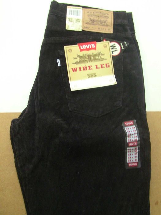 Мужские вельветовые джинсы LEVI STRAUSS wide leg, оригинал, раз. 32/34 ...