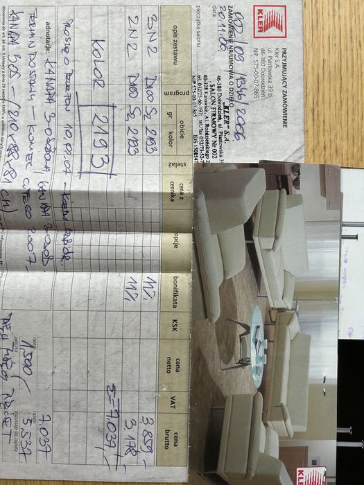 Komplet wypoczynkowy KLER sofy 3 i 2 Świętochłowice • OLX.pl