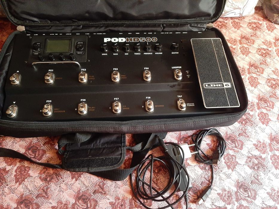 Line 6 POD HD500гітарний муьті- ефект процесор HD моделювання.Як новий ...