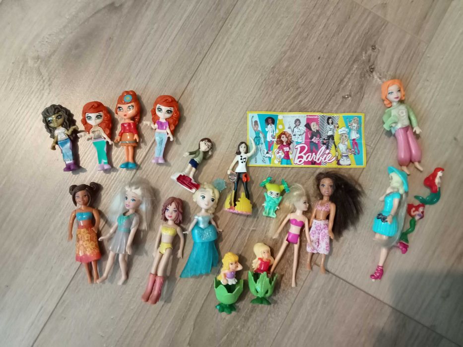 Figurki zabawki kinderki kinder jajko lalki cena za komplet Ostrów ...