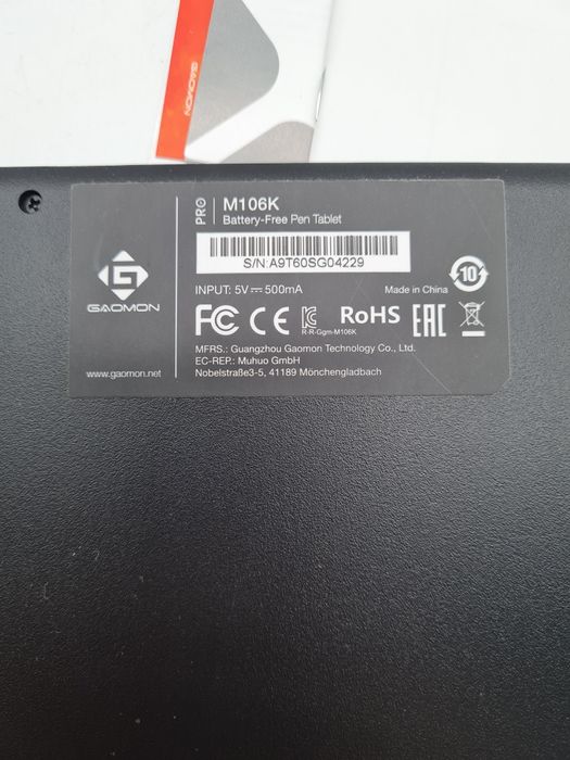 Tablet graficzny GAOMON M106K Pro 10 cali Windows Android Mac Bydgoszcz ...