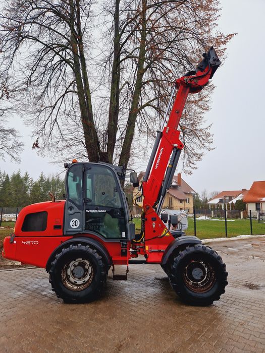 Weidemann 4270 CX 100T Przegubowo-teleskopowa 2012r Nowe opony Perkin ...