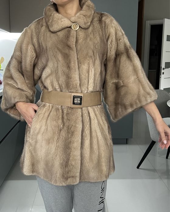 Норкова шуба кімоно фірмова alessandro bosso 46/48: 19 999 грн. - Шуби ...