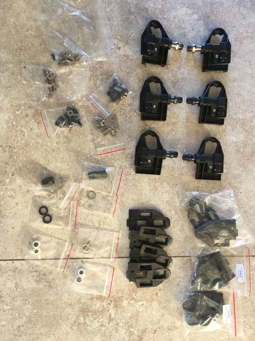 Pedały Keywin Carbon (trzy komplety) karbonowe szosa triatlon Poznań ...