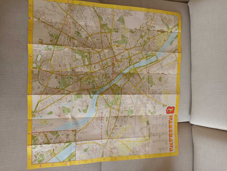Plan miasta Warszawa 1983 r. Poznań Stare Miasto • OLX.pl