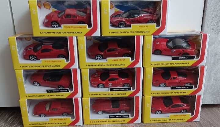 Kolekcja modeli Samochodów Ferrari Shell. 1:43. Stargard • OLX.pl