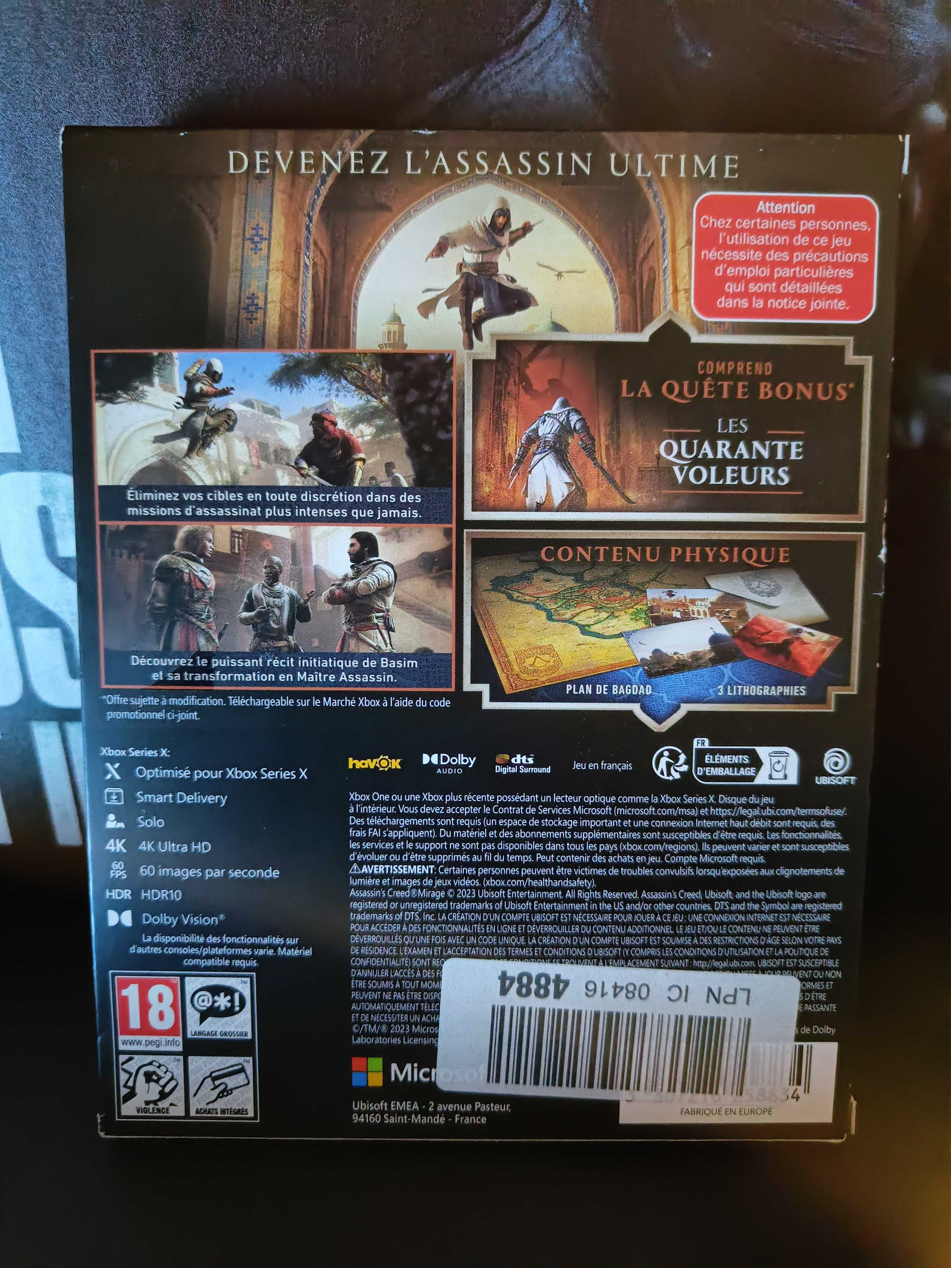 Assassin’s Creed Mirage Launch Edition Xbox Series X Litografie + mapa ... Assassin’s Creed Mirage Launch Edition Xbox Series X Litografie + mapa ...