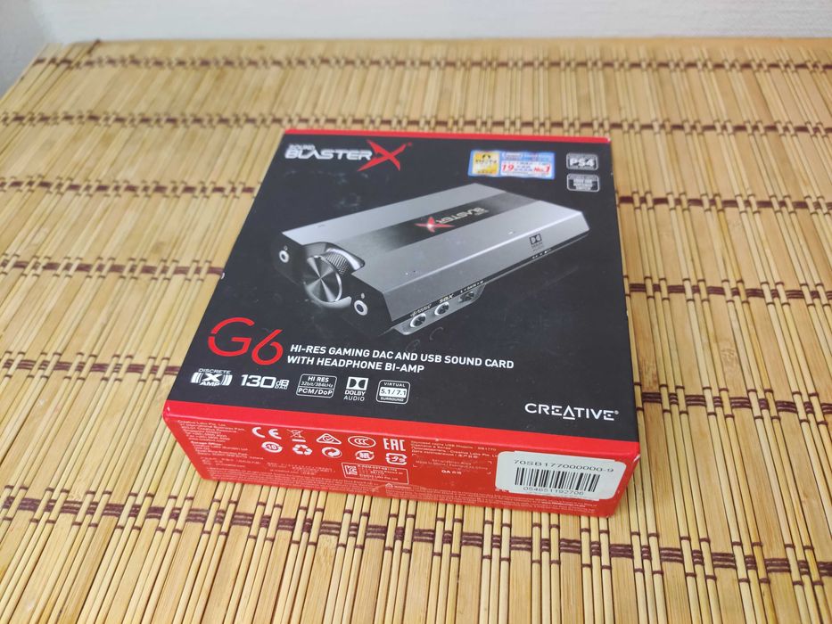 Топовая Звукова usb карта Creative Sound Blaster X G6: 5 500 грн. - Комплектуючі та аксесуари ...