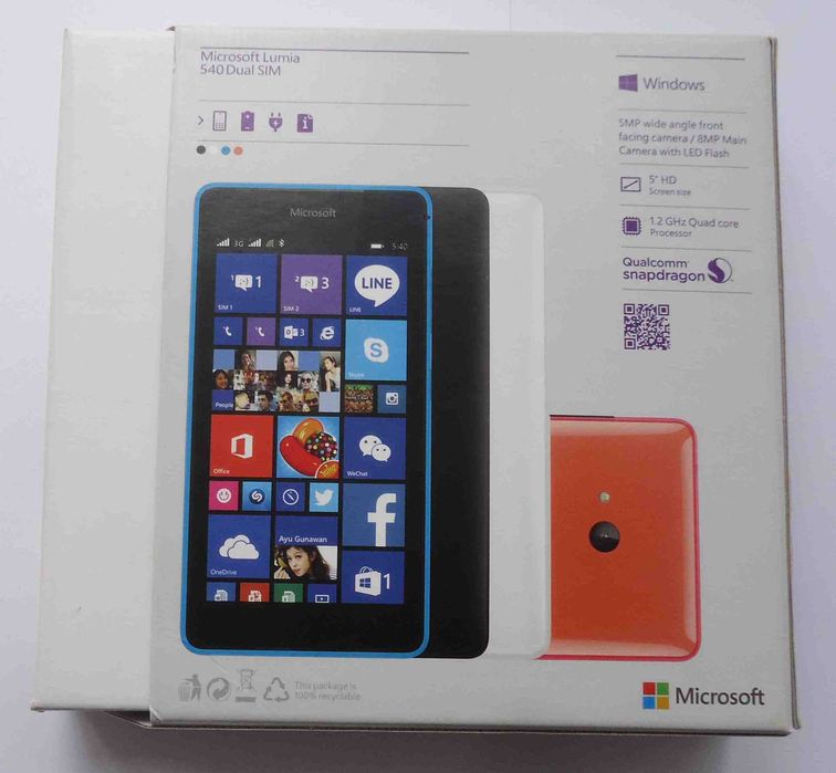 Нокия Nokia Microsoft Lumia 540 Dual SIM телефон: 2 155 грн. - Мобільні ...