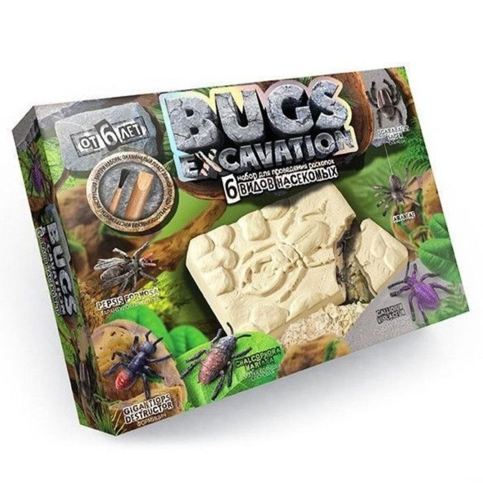 Набор розкопки раскопки юного палеонтолога «Динозавры», «Камни», «Жуки ...
