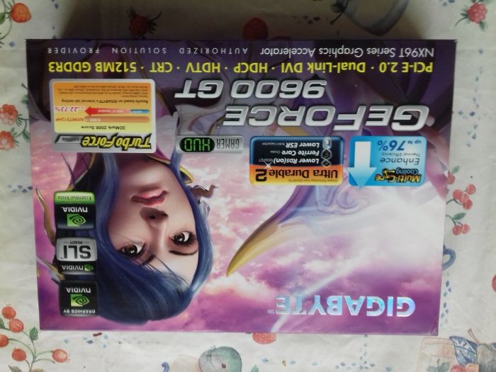 Gigabyte GeForce 9600 GT 512MB BOX Kraków Bieżanów-Prokocim • OLX.pl