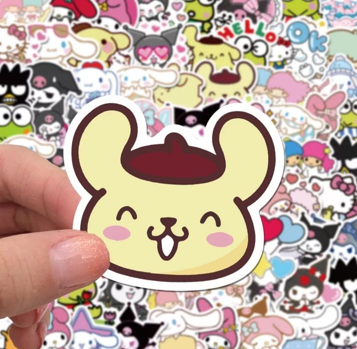 Наклейки стикеры детские мультяшные Hello kitty my melody kawaii kurom ...