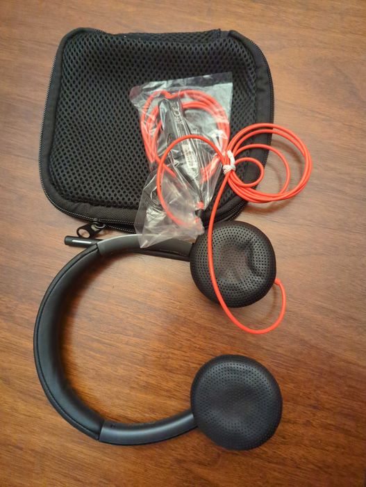 Nowe słuchawki Plantronics Poly Blackwire 3325 BW3300 z mikrofonem ...
