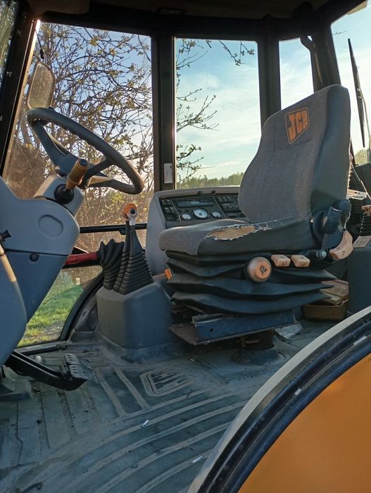 Jcb 3cx cat 428c 2000r umowa koparko ładowarka Ogrodzieniec • OLX.pl