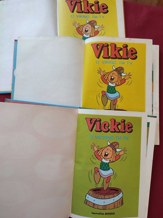 Coleção Vickie, o Viking da TV - Álbuns de BD 1975 Mafra • OLX.pt