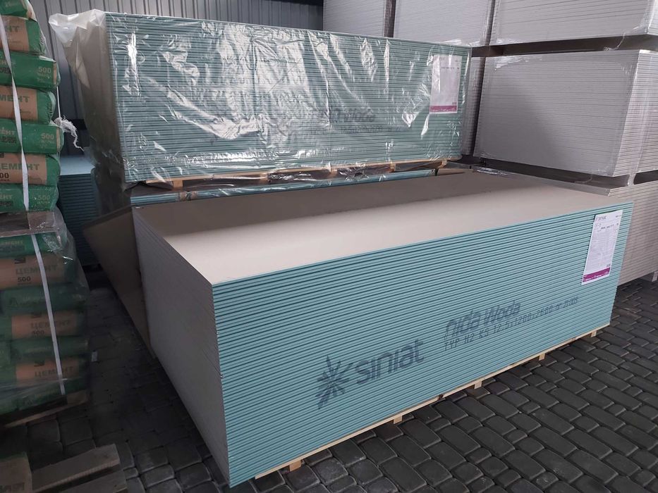 Гіпсокартон стіновий звичайний та вологостійкий Rigips/Knauf.: 356.20 ...