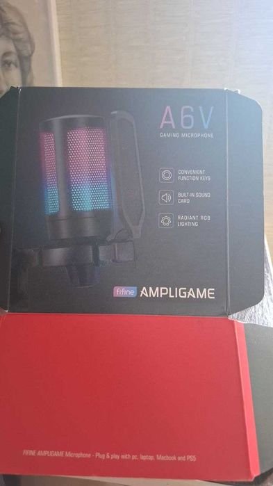 Мікрофон Fifine Ampligame A6V — ідеальний вибір для геймерів,: 1 000 грн. - Периферійні пристрої ...