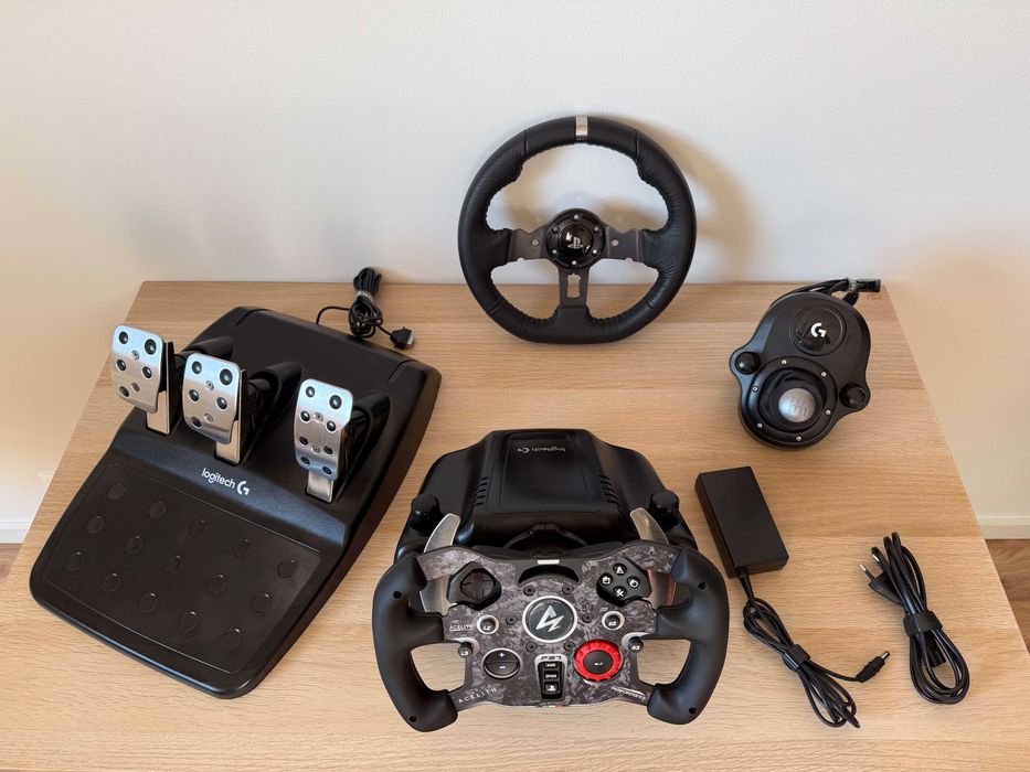 Volante Logitech G29 com mods e acessórios Belém • OLX.pt