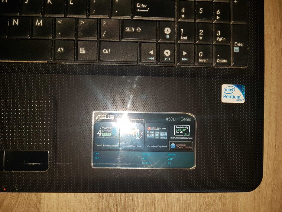 Laptop Asus K50IJ, 250 GB, 15,6'' Nowy Sącz • OLX.pl