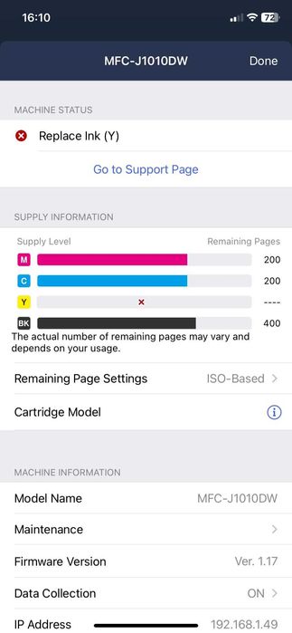 Brother MFC-J1010DW Drukarka wielofunkcyjna atramentowa kolor +3 tusze ...