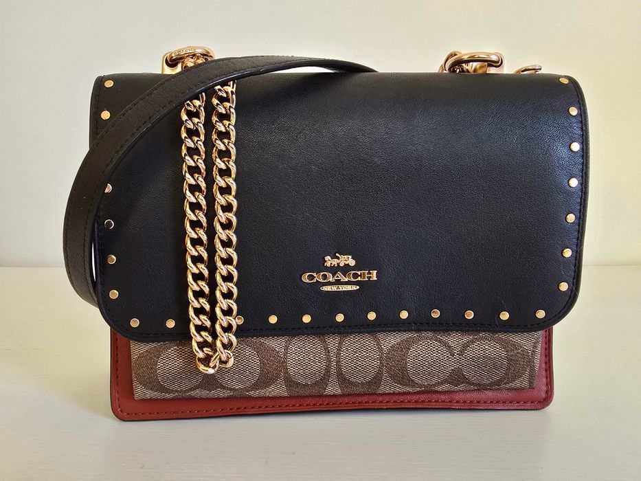 COACH - Mala animal print - usada mas é original Gulpilhares E ...